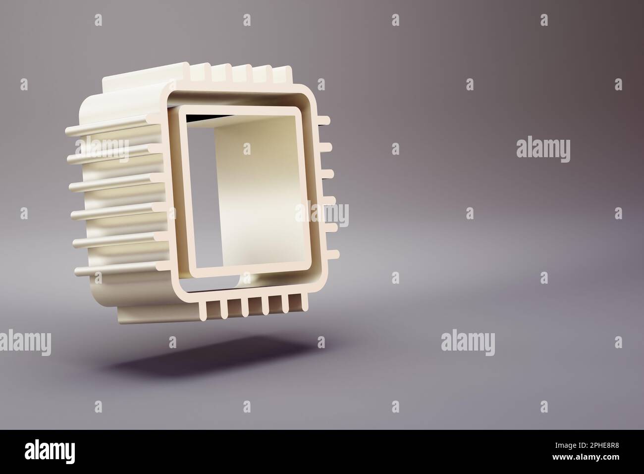 Beautiful illustration CPU driver symbol icons on a bright pink ...