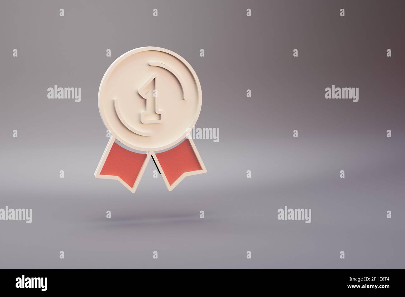 Beautiful illustration Golden first 1 Badge symbol icons on a bright ...