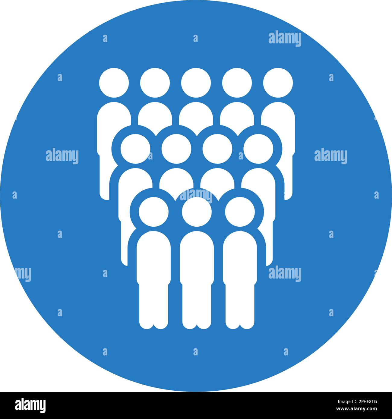 Crowd, horde, mob icon for commercial use, printed files and ...