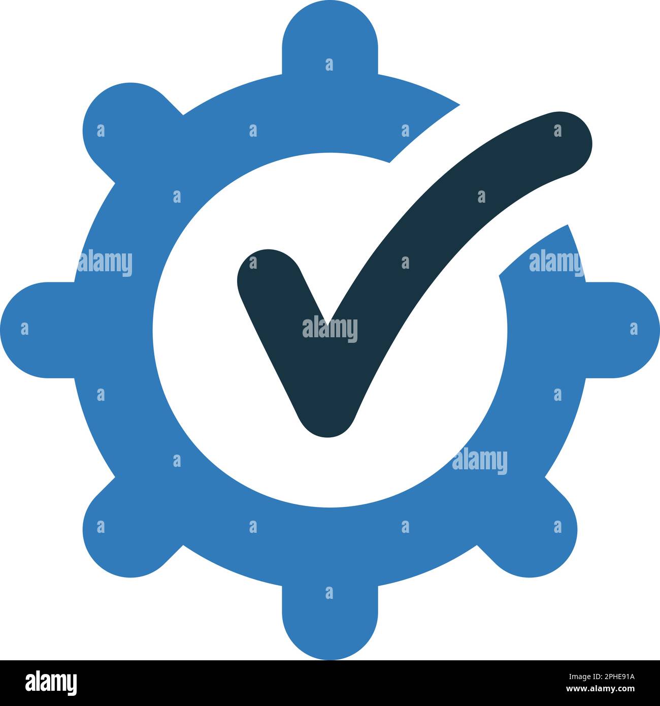 Right setting, Gear with check icon - Well organized and editable ...