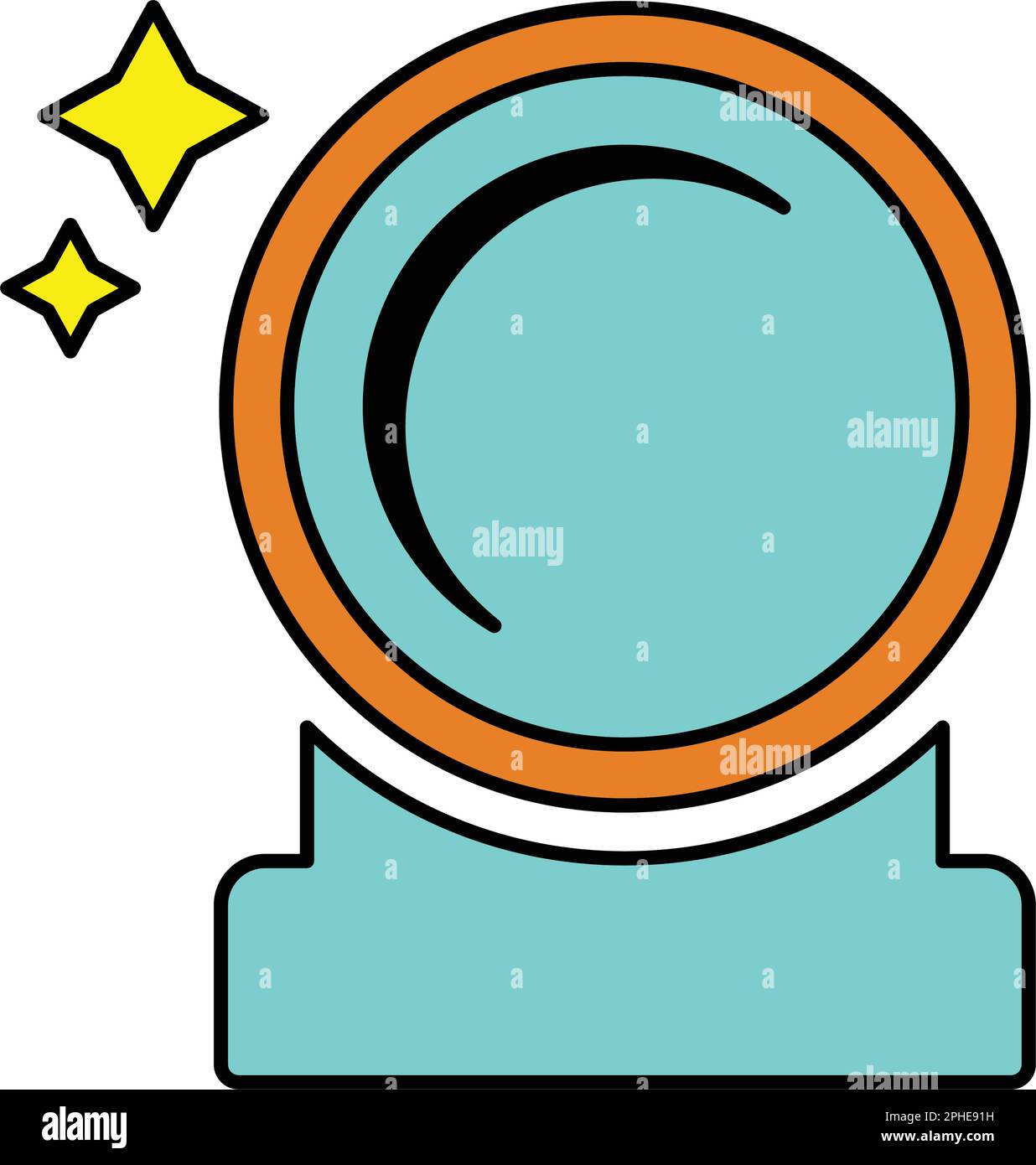 Magic ball icon for commercial use, printed files and presentations ...