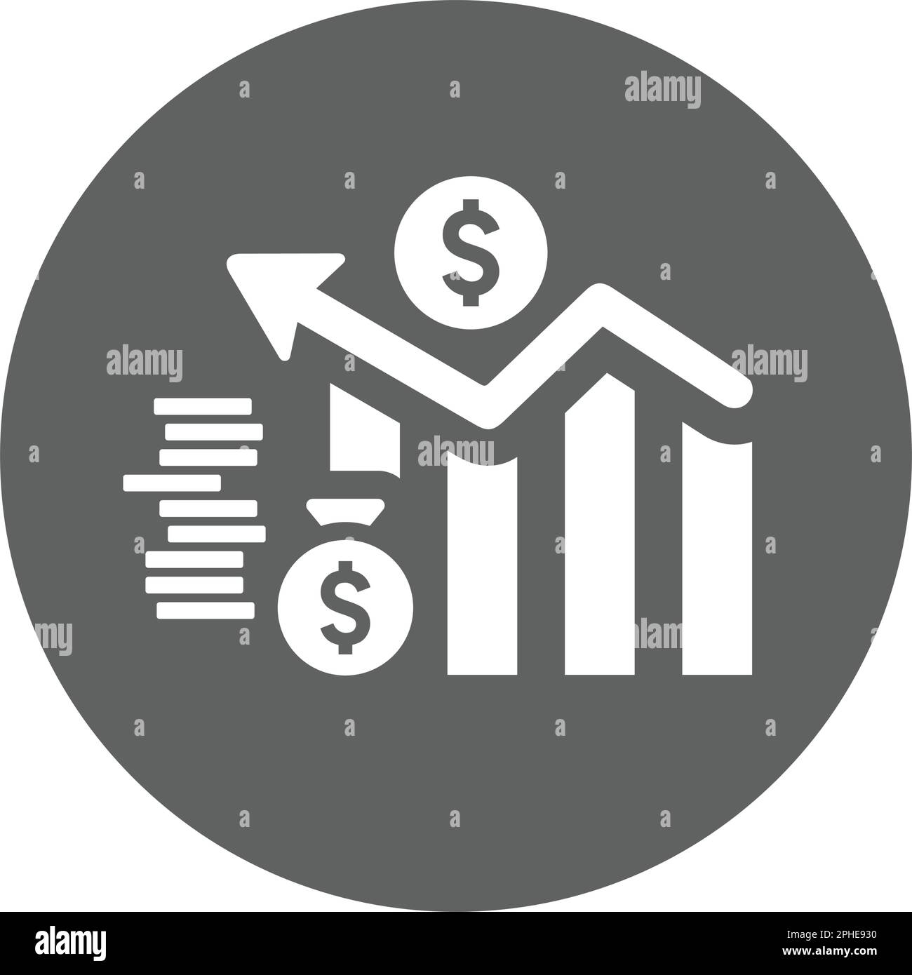Currency, profit increase icon - Well organized and editable Vector ...