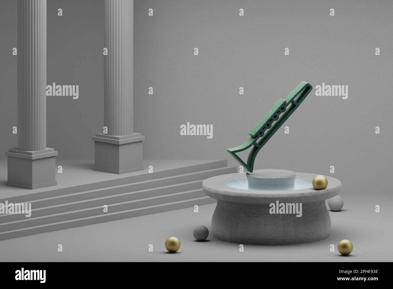 Beautiful abstract illustrations musical Inclined Clarinet symbol icon ...