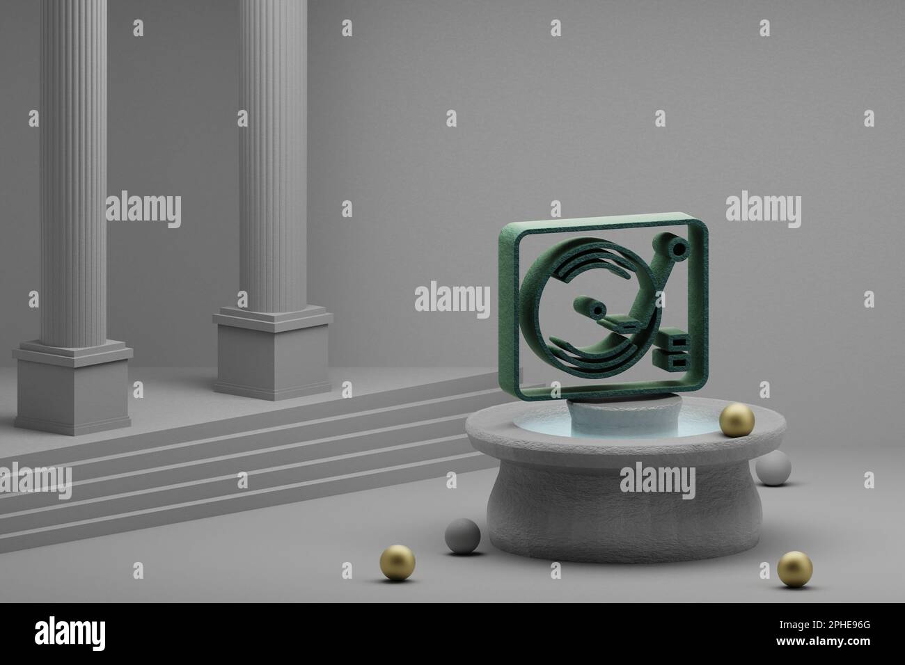 Beautiful abstract illustrations musical Retro Record Player symbol ...