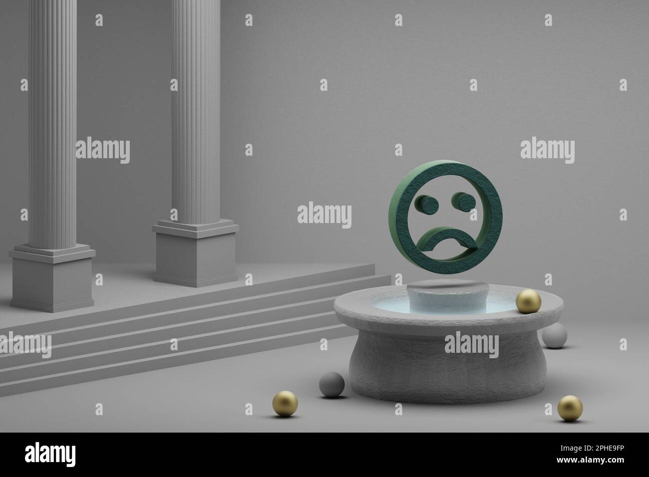 Beautiful abstract illustrations Green Emoji Emotions symbol icon on a ...