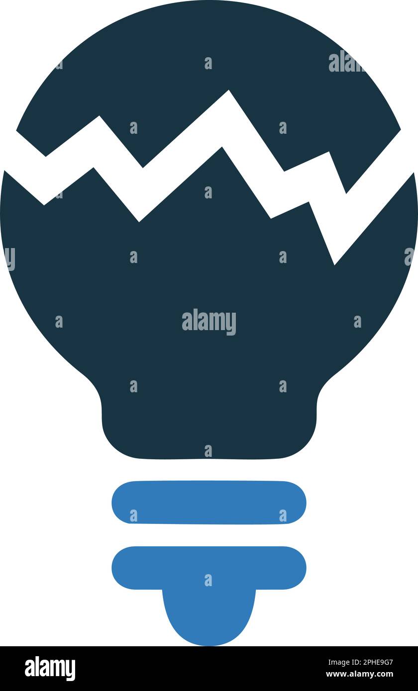 Damage icon. Simple vector illustration for graphic and web design or ...