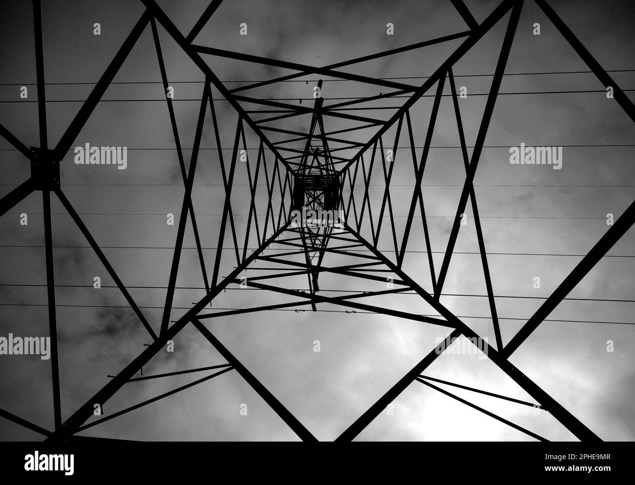 Very tall tower Black and White Stock Photos & Images - Alamy