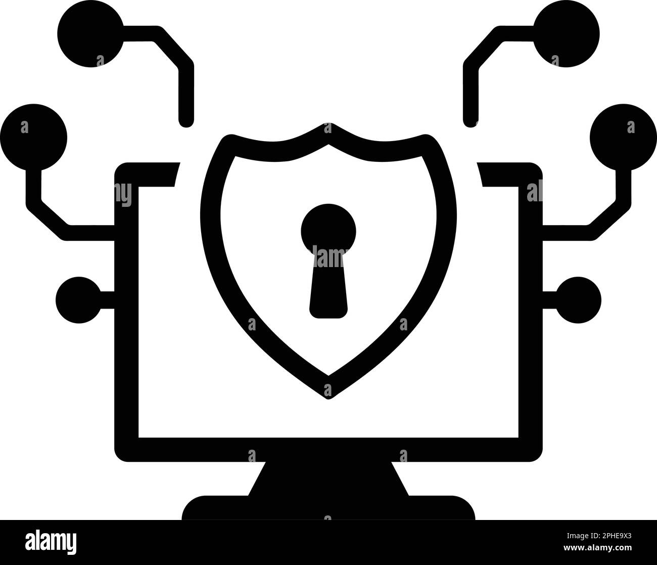 Cybersecurity technology vector vectors hi-res stock photography and ...