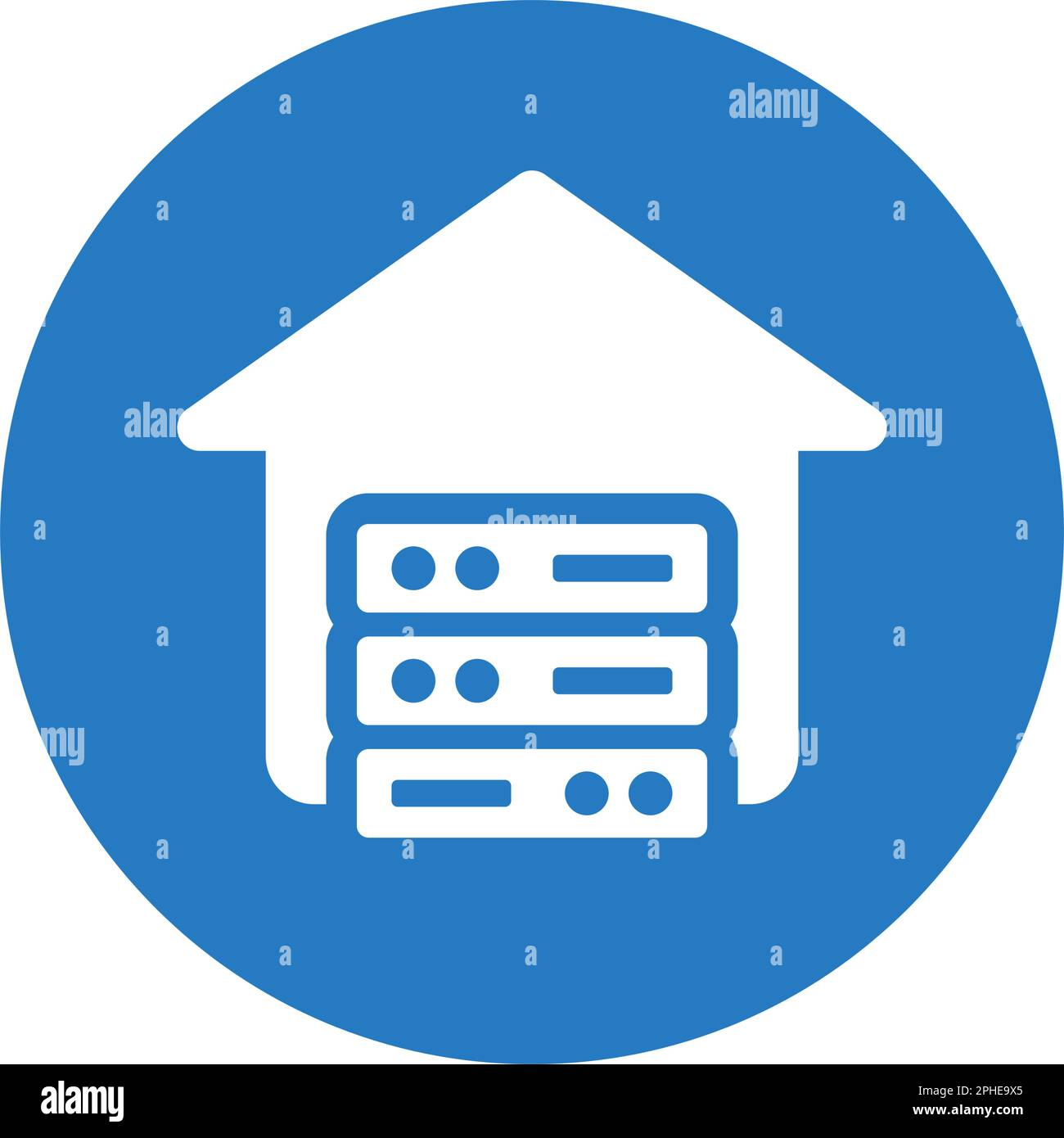 Data warehouse icon. Simple vector illustration for graphic and web ...