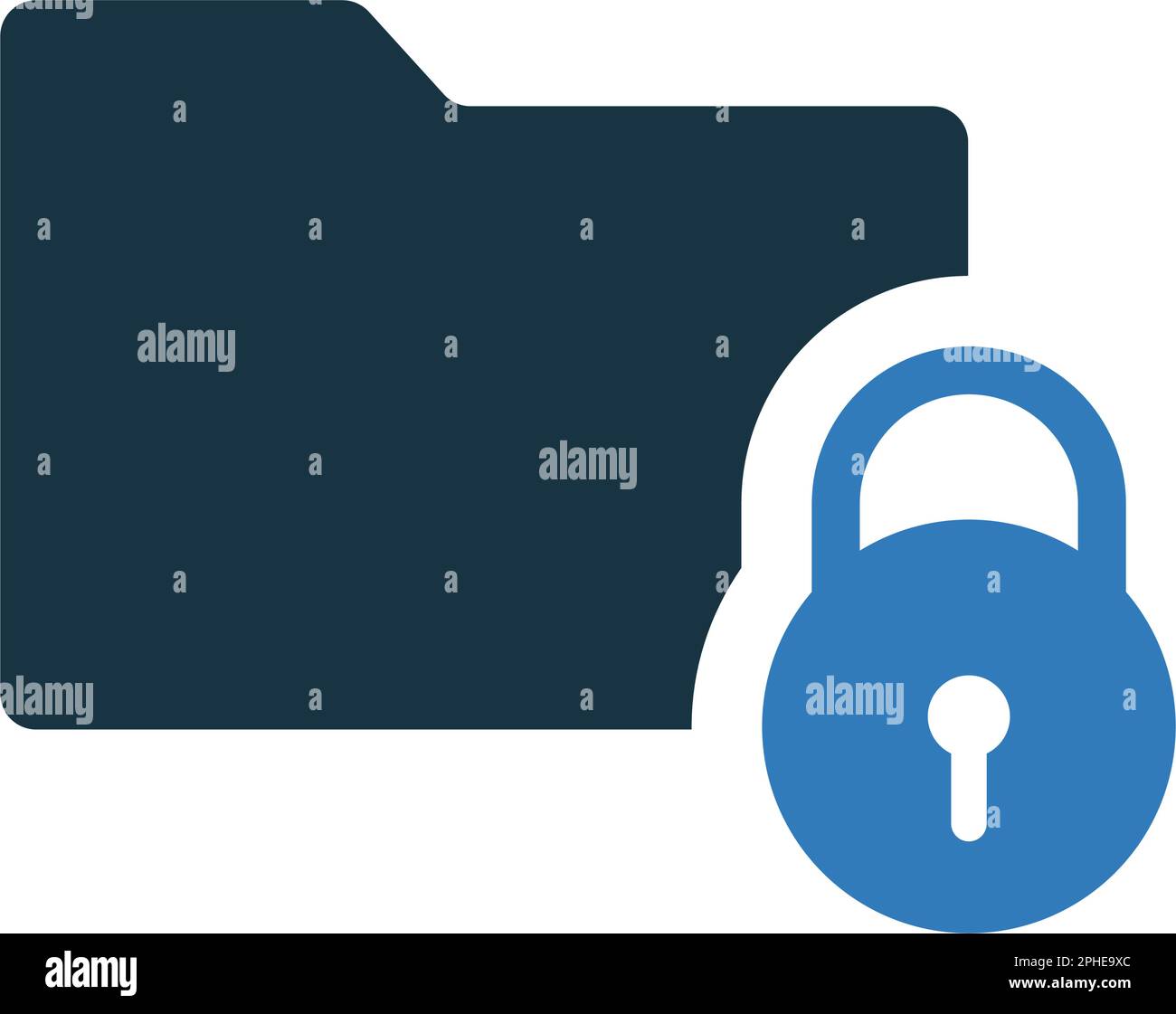 Folder lock Stock Vector Images - Alamy