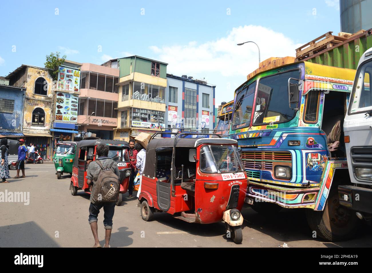 Colombo Street Sri Lanka Stock Photo - Alamy