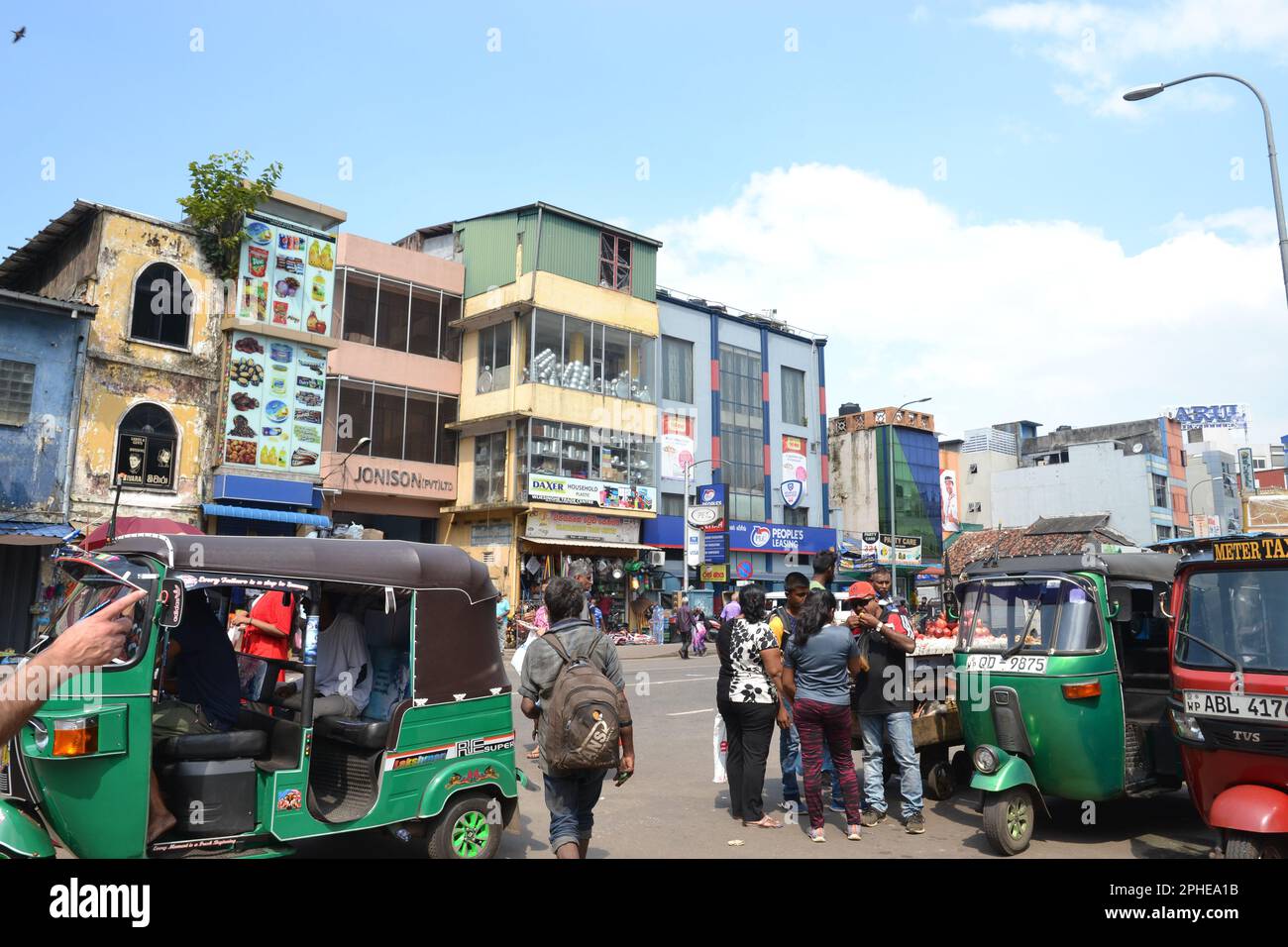 Colombo Street Sri Lanka Stock Photo - Alamy