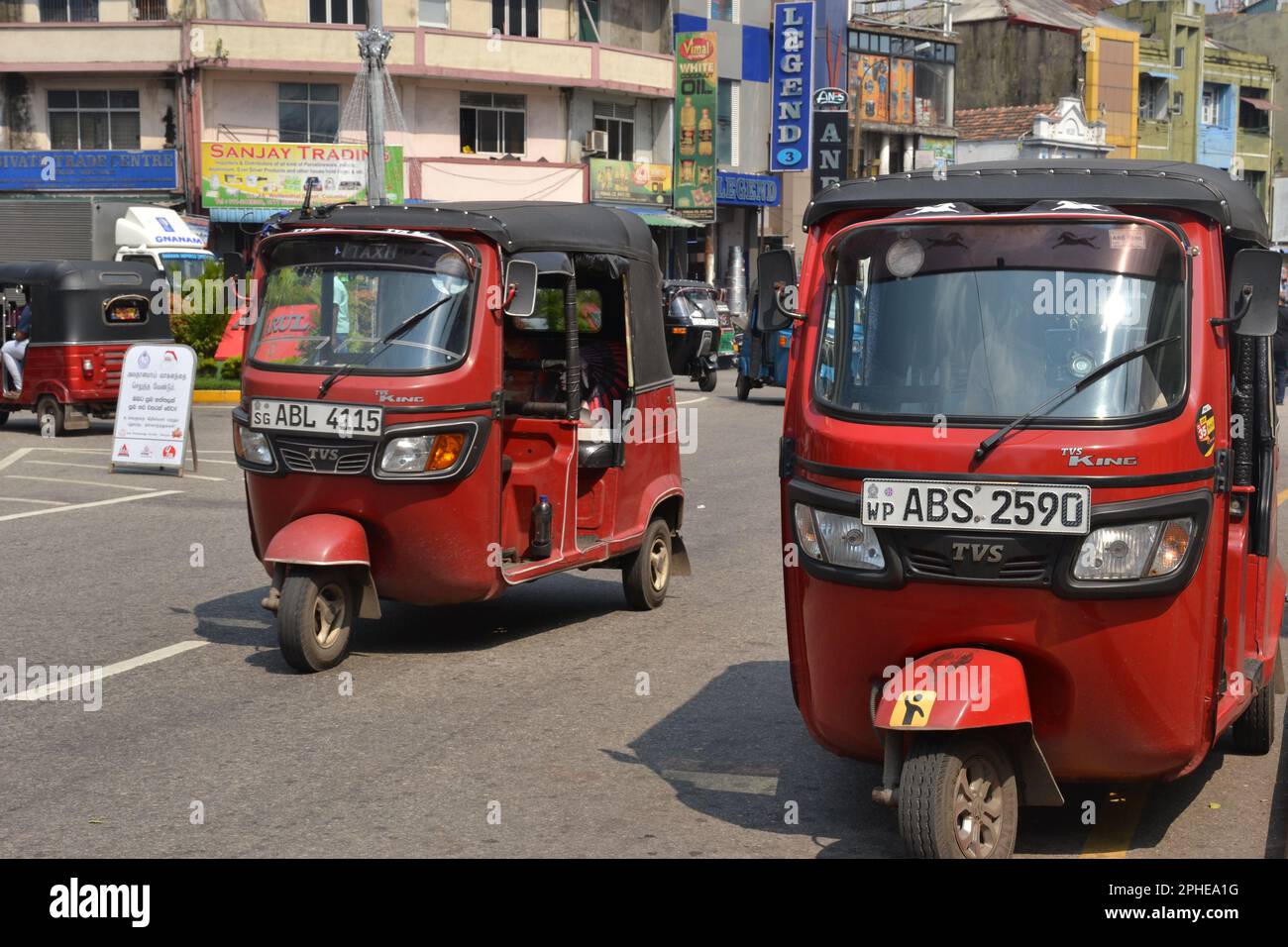 Colombo Street Sri Lanka Stock Photo - Alamy