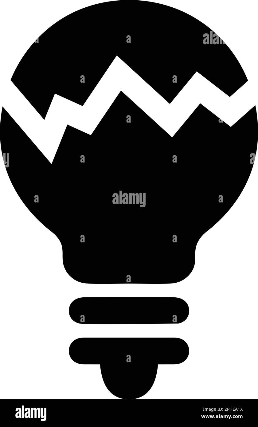 Damage icon. Simple vector illustration for graphic and web design or ...