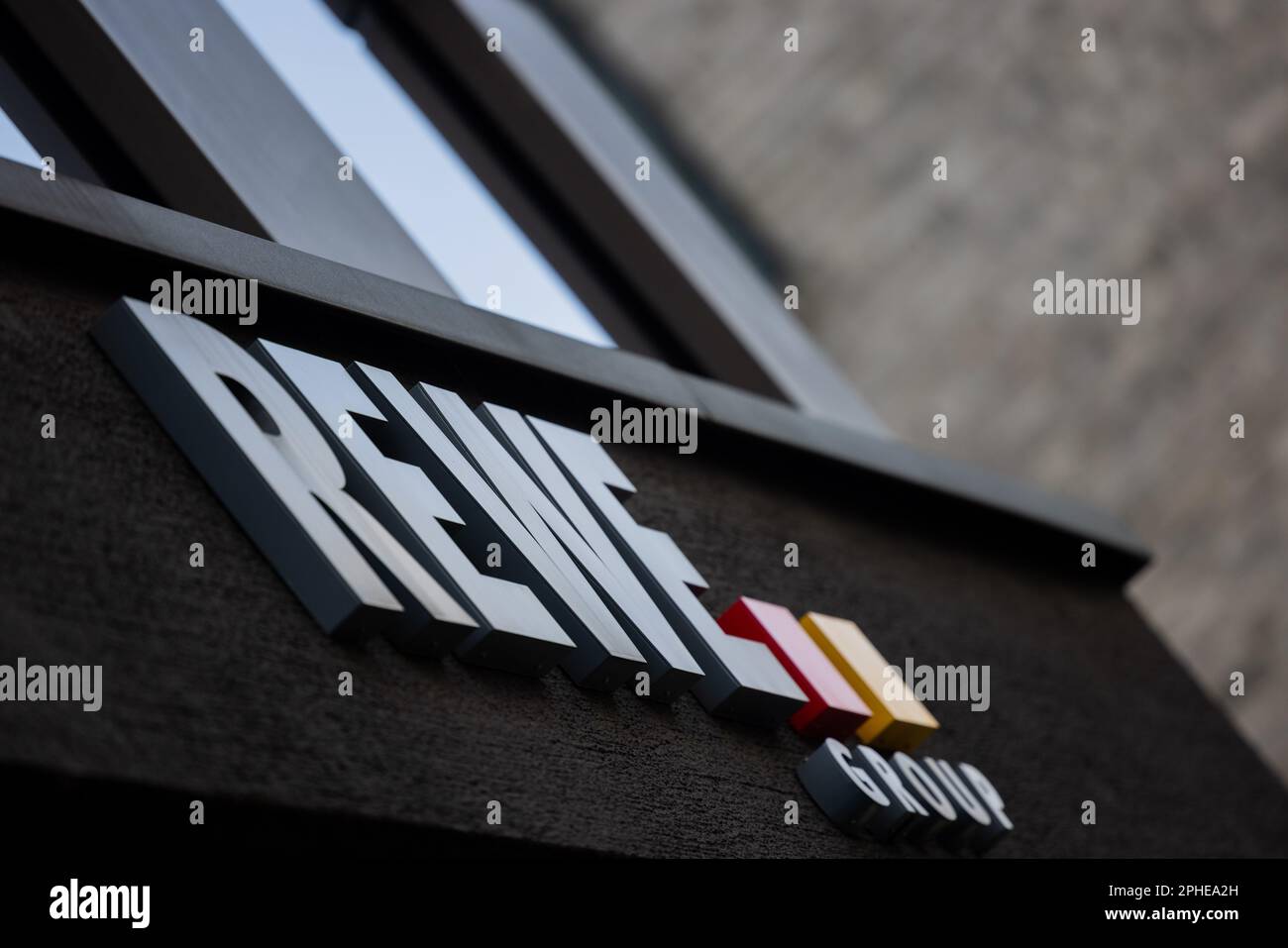 Cologne, Germany. 28th Mar, 2023. View of the Rewe Group headquarters ...