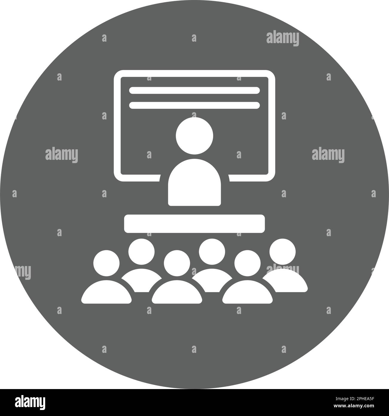 Class and students icon. is use in designing and developing websites ...