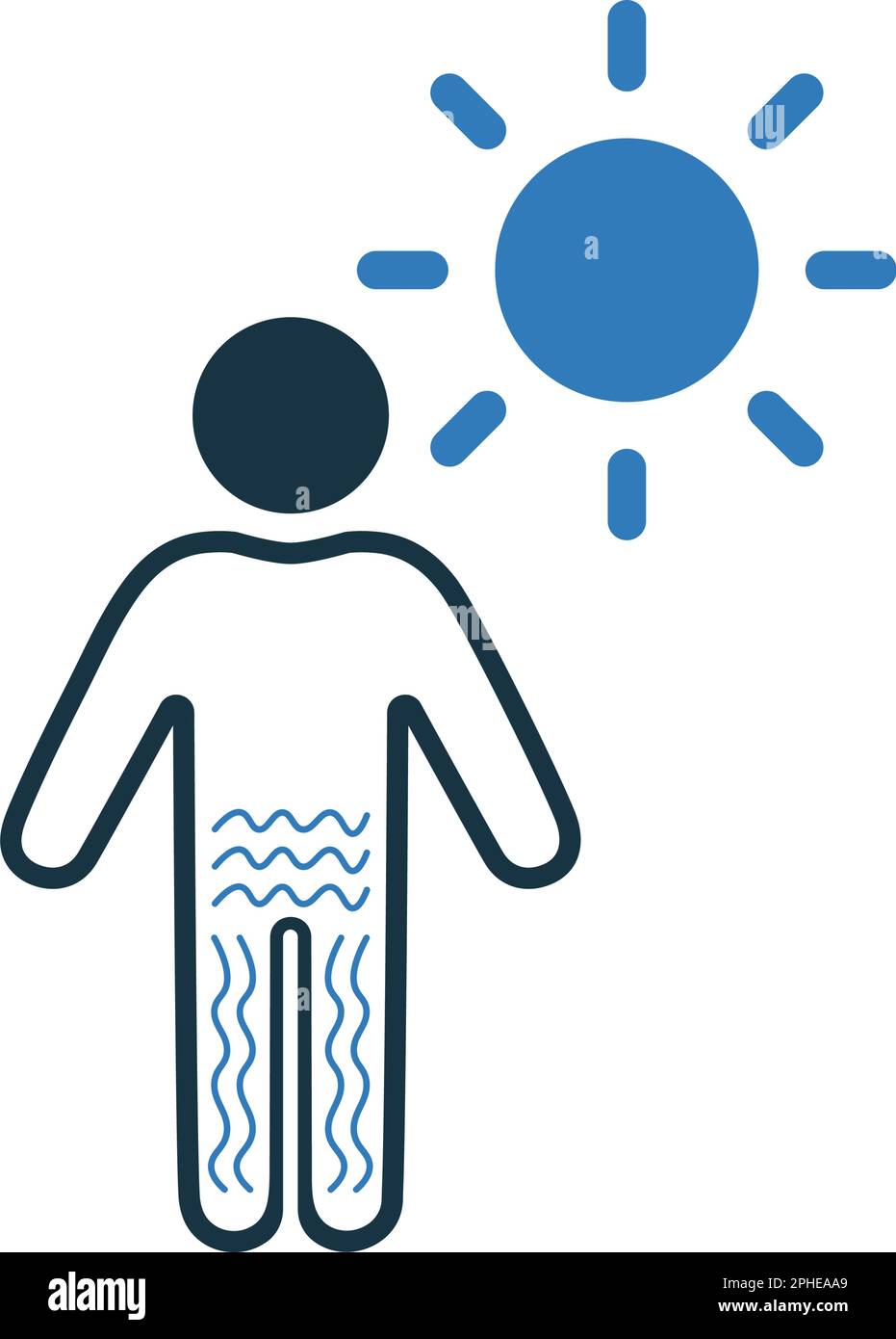 Summer, dehydration icon is use in designing and developing websites ...