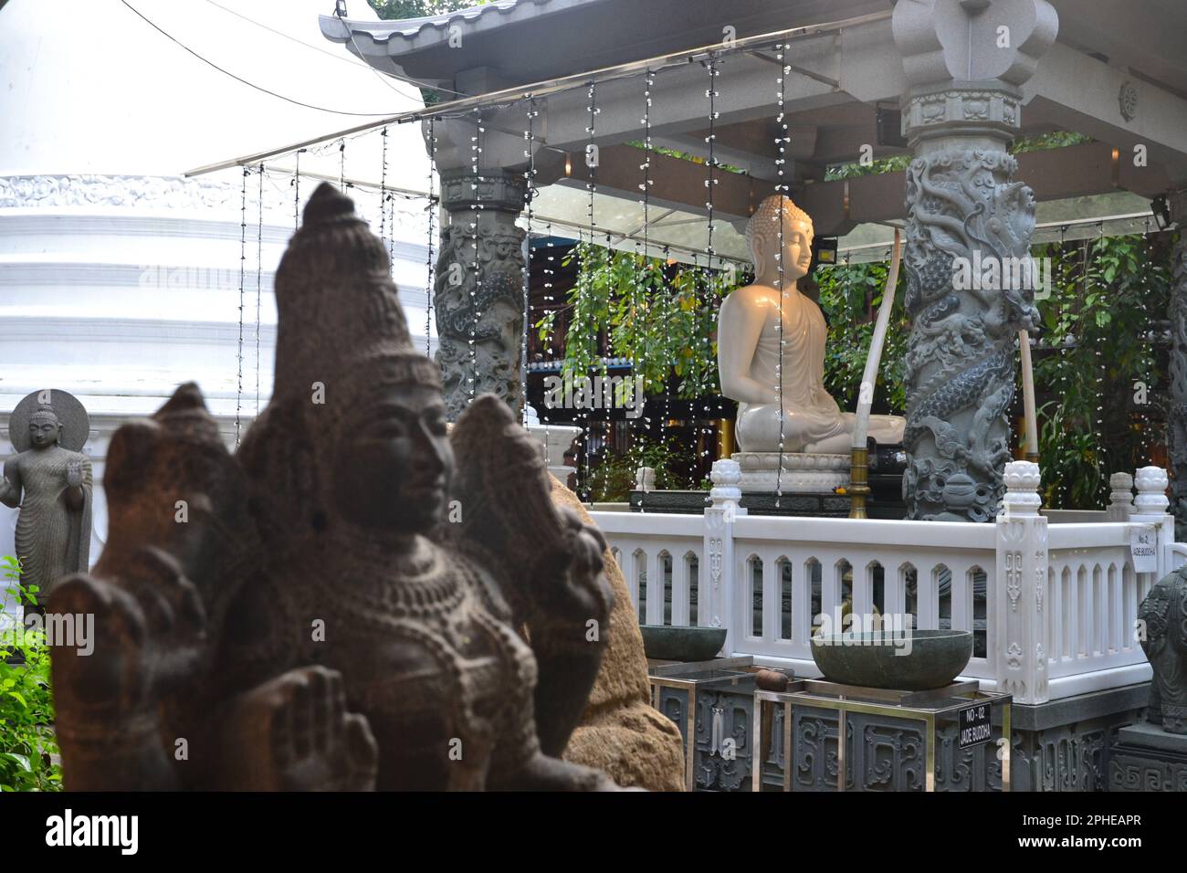 Colombo Temple Sri Lanka Stock Photo - Alamy