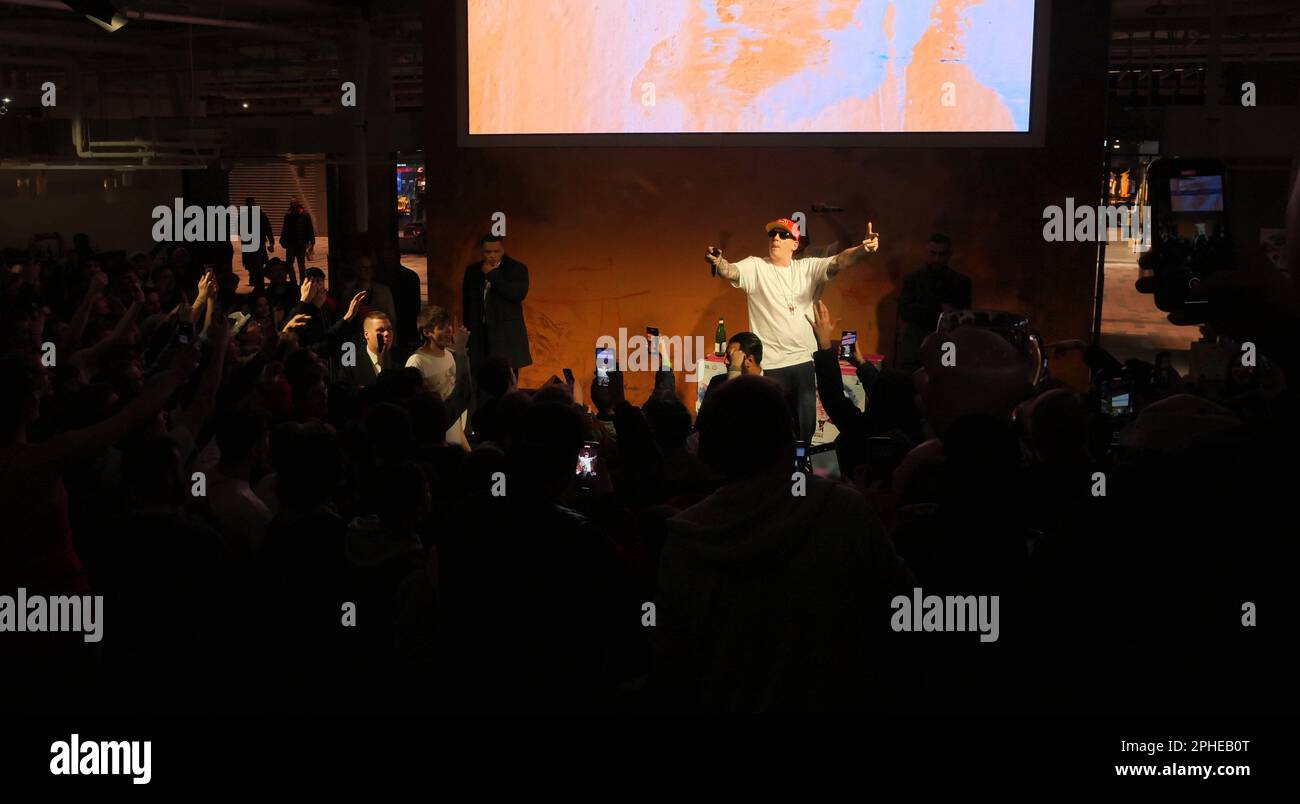 Berlin, Germany. 21st Mar, 2023. The rapper Money Boy, taken on 21.03. ...