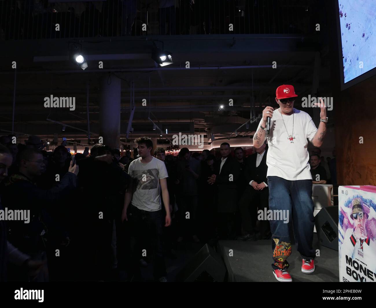 Berlin, Germany. 21st Mar, 2023. The rapper Money Boy, taken on 21.03. ...