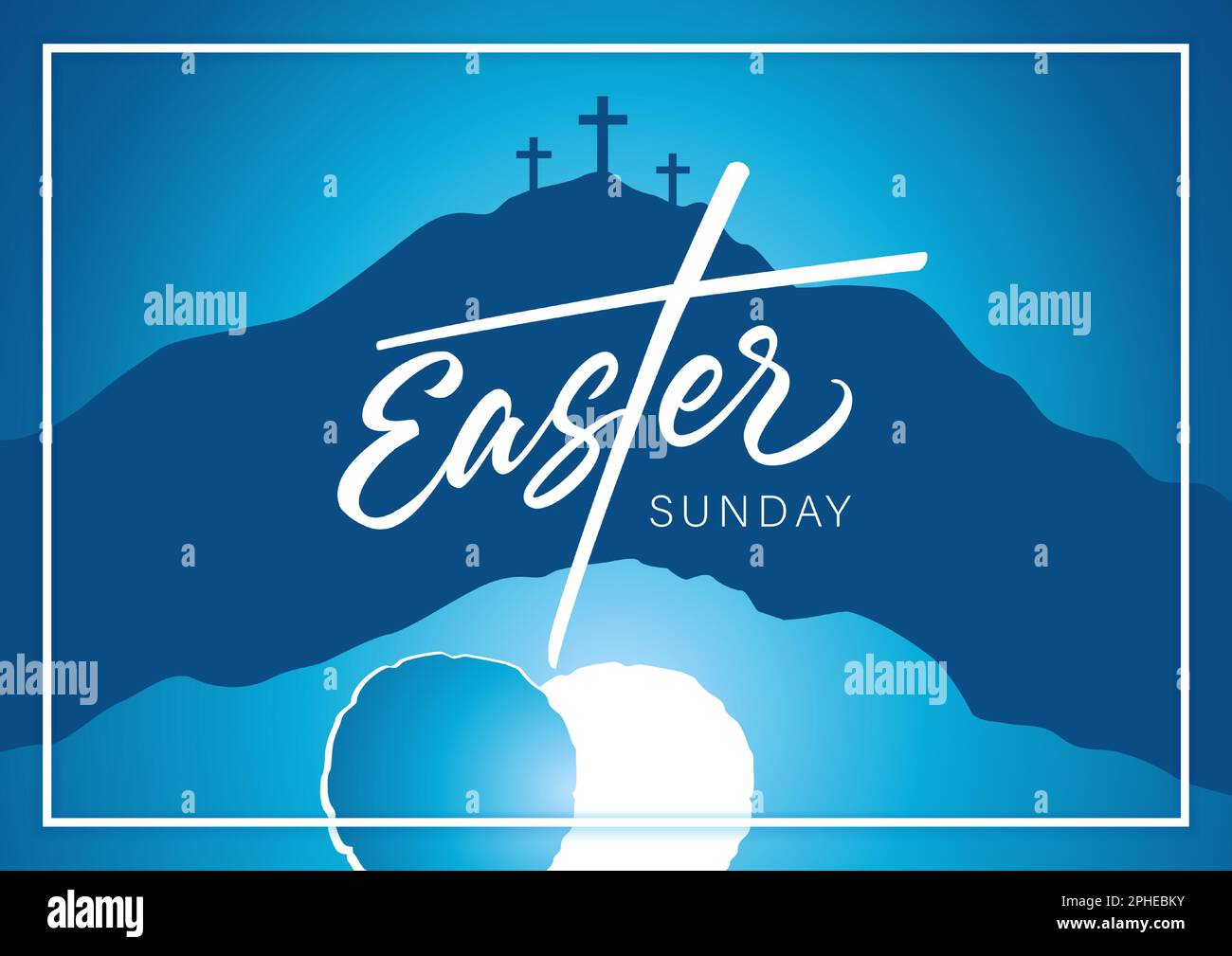 Easter Sunday, Holy week - calligraphy poster. Celebrate the ...