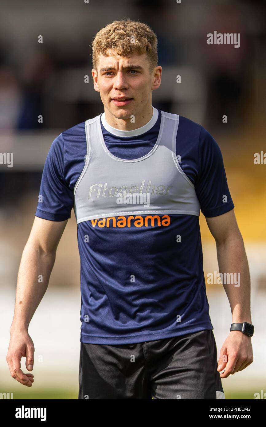 Hereford Football Club player Jack Evans during a Vanamra National ...