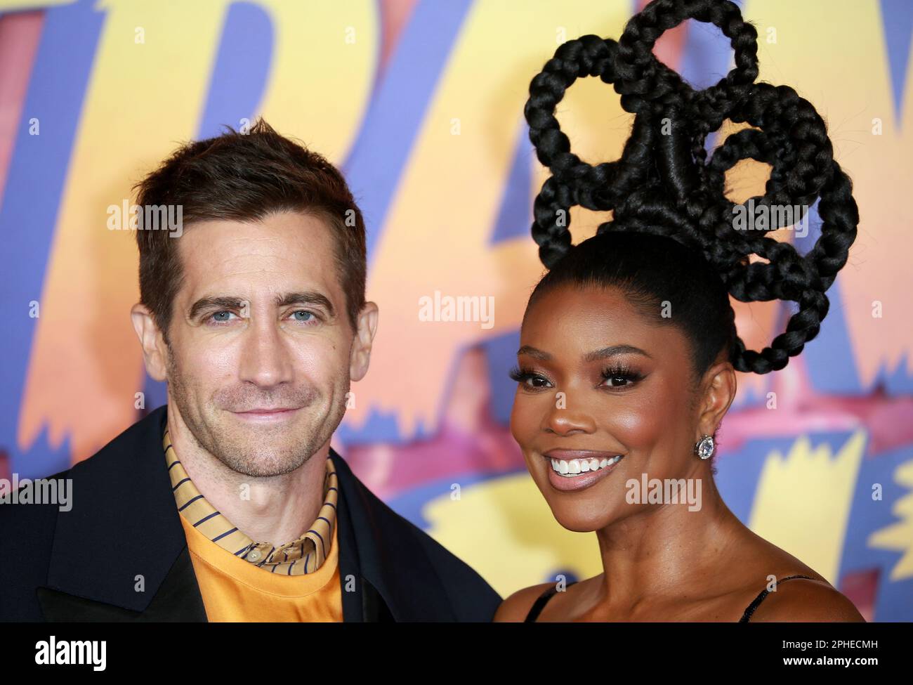 Jake Gyllenhaal and Gabrielle Union attend the "Strange World" UK ...