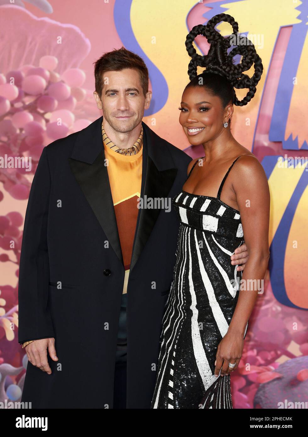 Jake Gyllenhaal and Gabrielle Union attend the "Strange World" UK ...