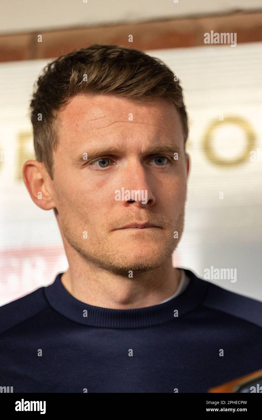 Hereford Football Club player manager Yan Klukowski. Photo by Craig ...