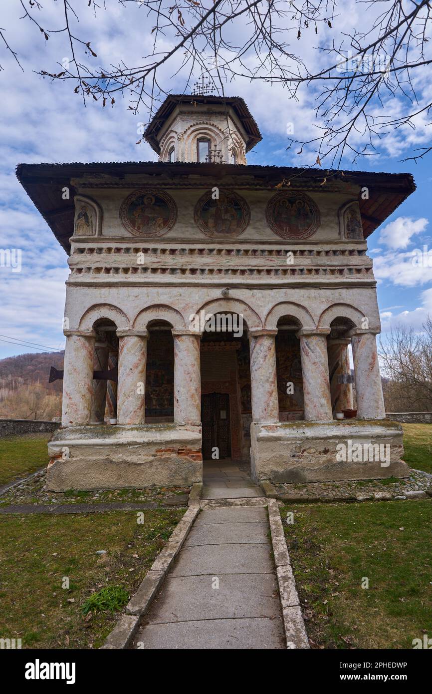 Medieval 14th century old church in a rustic village Stock Photo - Alamy