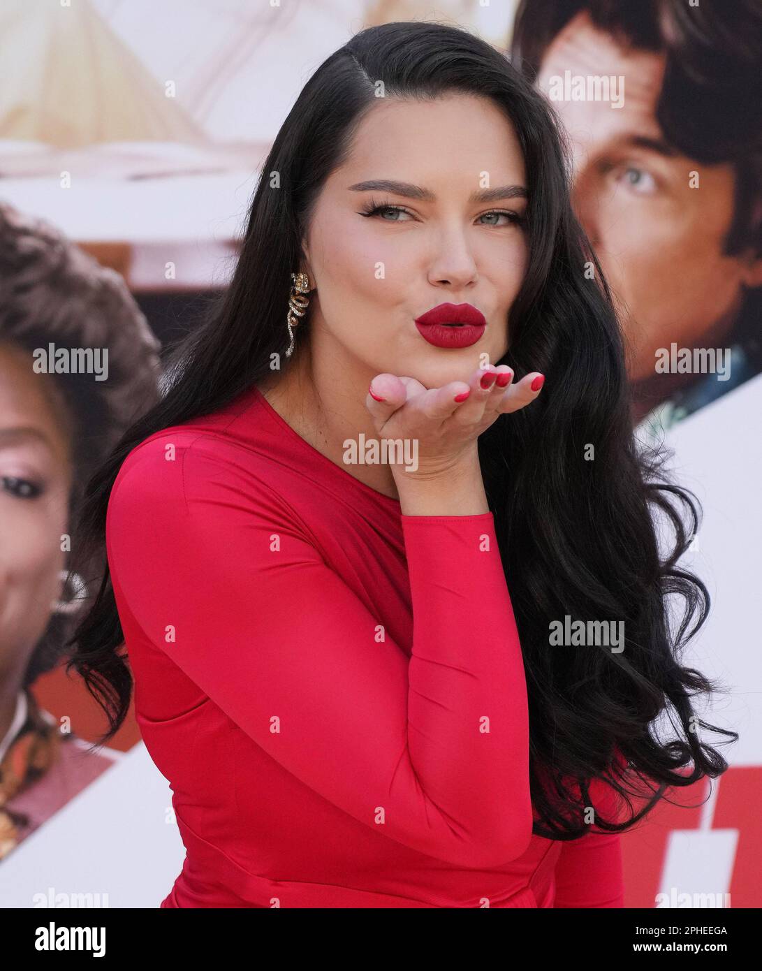 Adriana Lima arrives at the Amazon Studios' AIR World Premiere held at ...