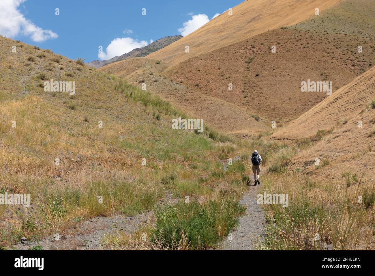 Scenic landscape in Kysyl Oi, Kyrgyzstan Stock Photo - Alamy