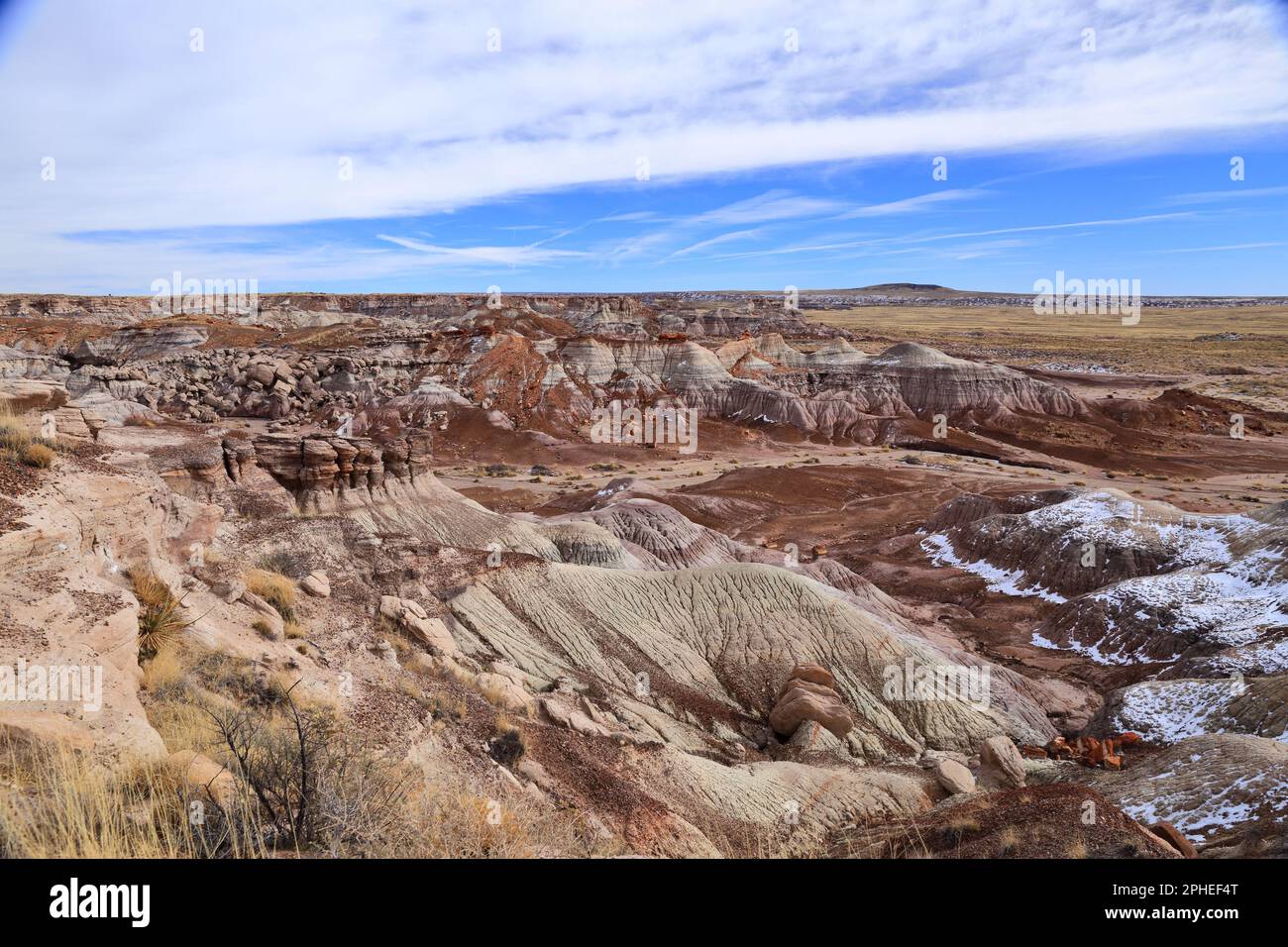 Petrified Forest National Park, a natural attraction place with many ...