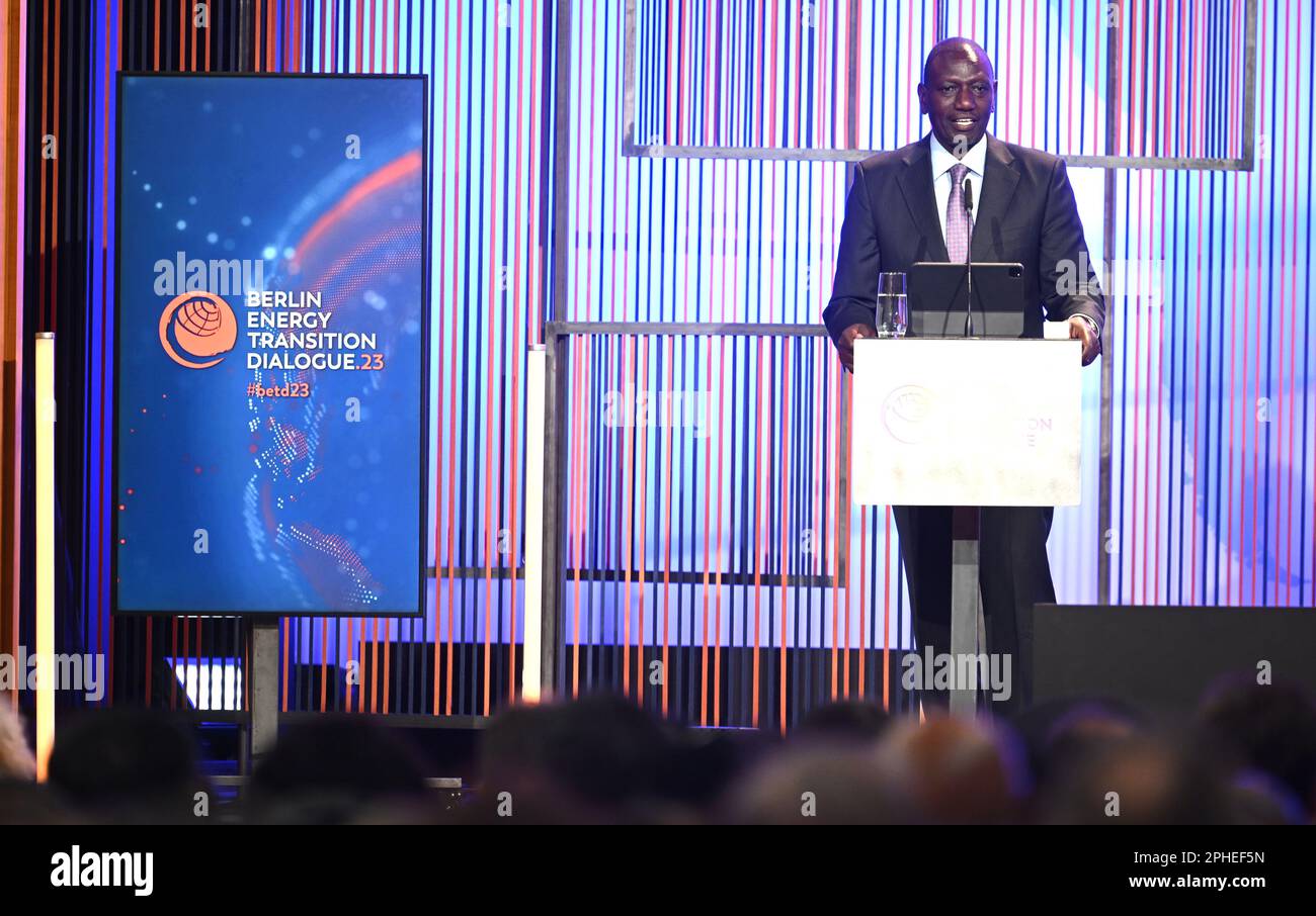 Berlin, Germany. 28th Mar, 2023. William Samoei Ruto, President of ...