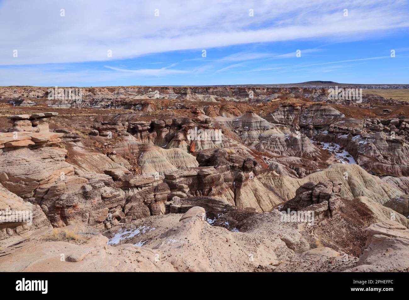 Petrified Forest National Park, a natural attraction place with many ...