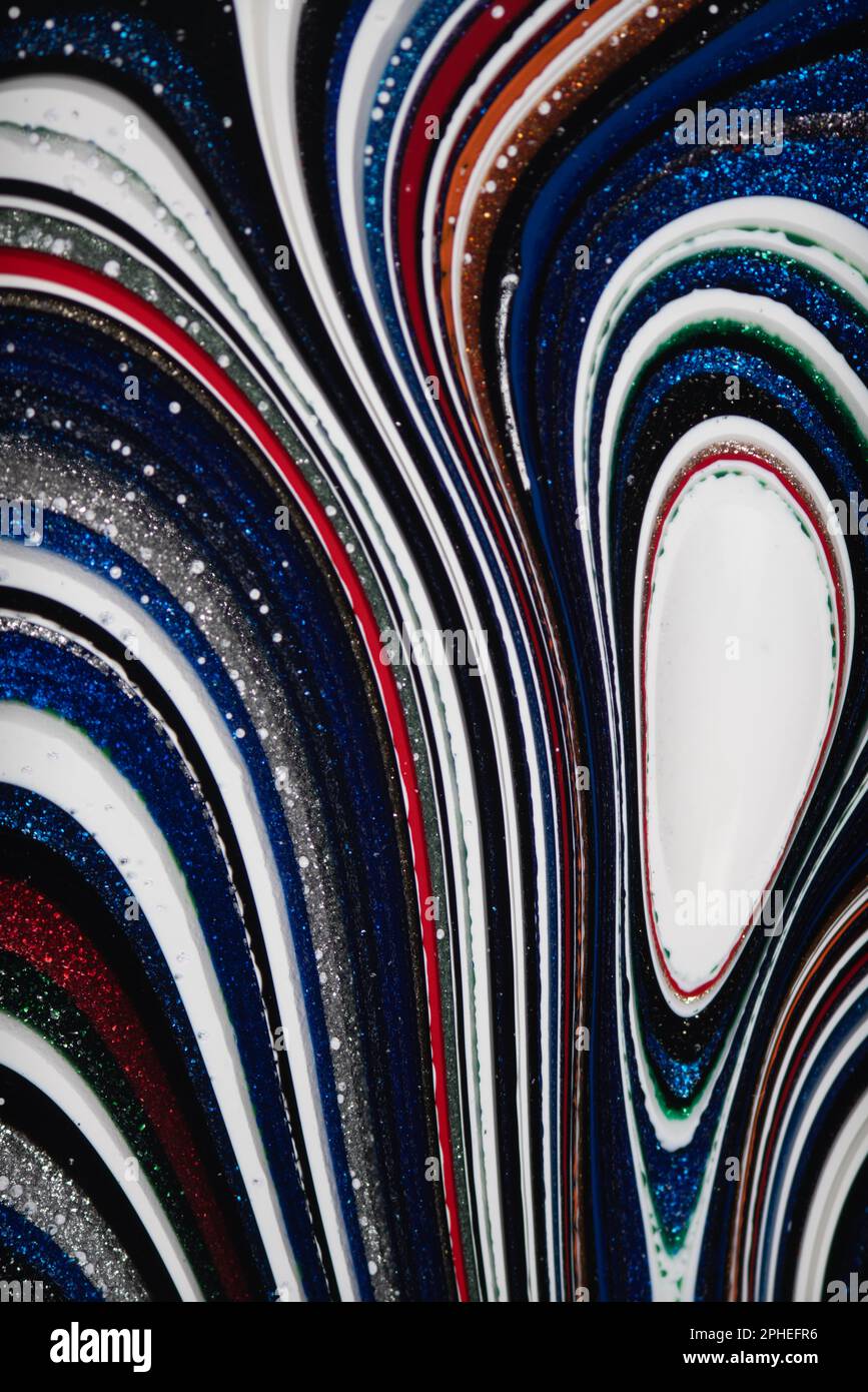 Closeup colorful wavy vertical hi-res stock photography and images - Alamy