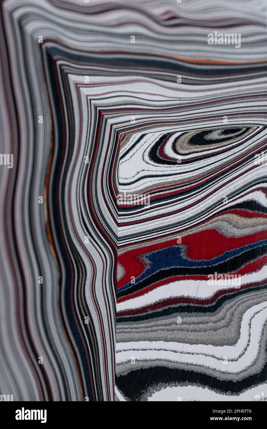Fordite, also known as Motor or Detroit Agate, is a unique automotive ...