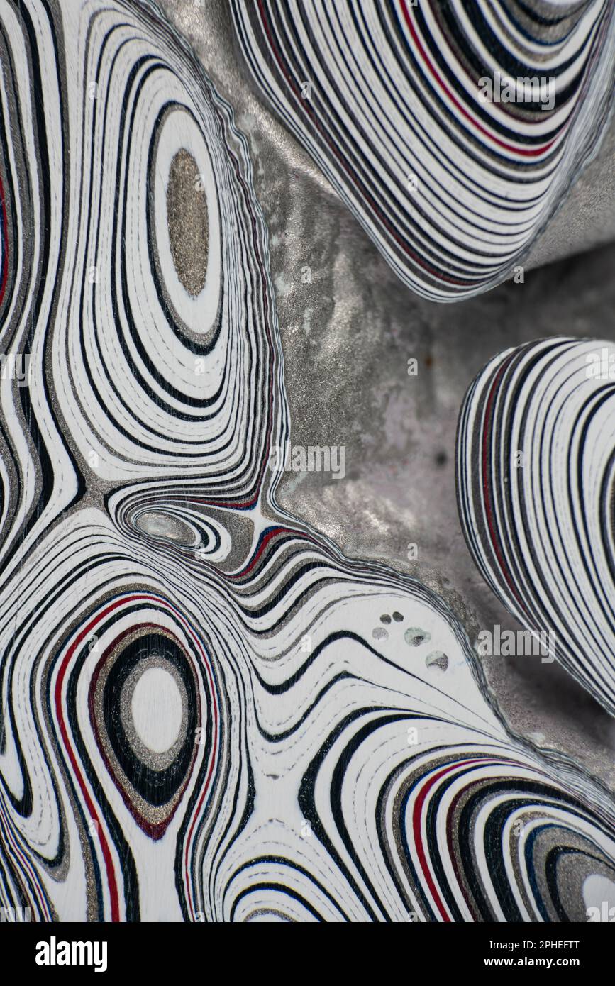 Fordite, also known as Motor or Detroit Agate, is a unique automotive ...