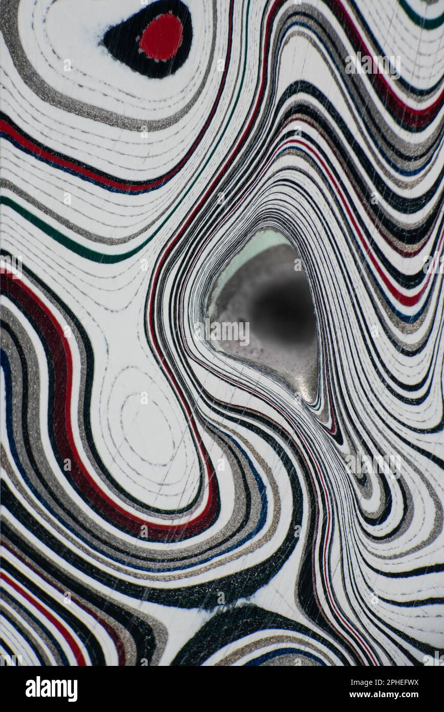 Fordite, also known as Motor or Detroit Agate, is a unique automotive enamel material with an ...