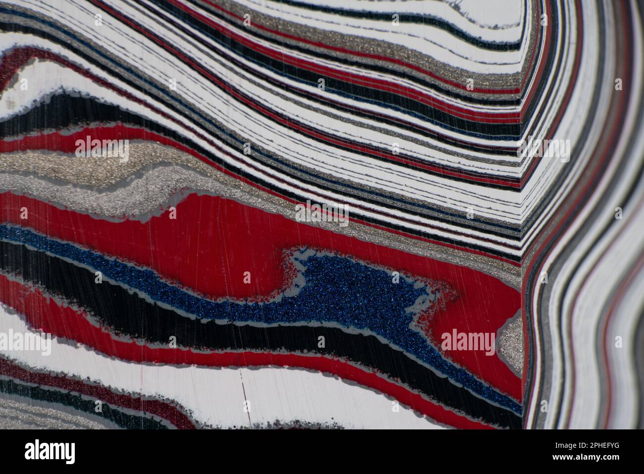 Fordite, also known as Motor or Detroit Agate, is a unique automotive ...