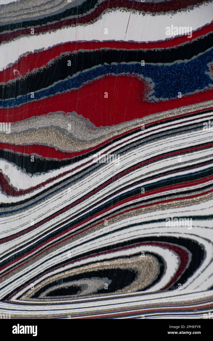 Fordite, also known as Motor or Detroit Agate, is a unique automotive ...
