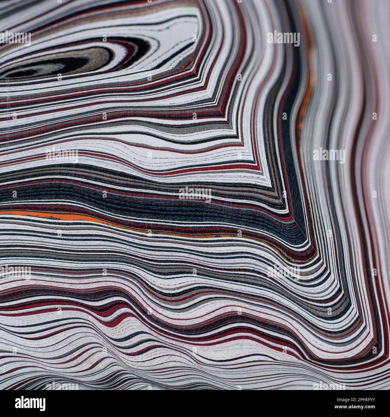 Fordite, also known as Motor or Detroit Agate, is a unique automotive enamel material with an ...