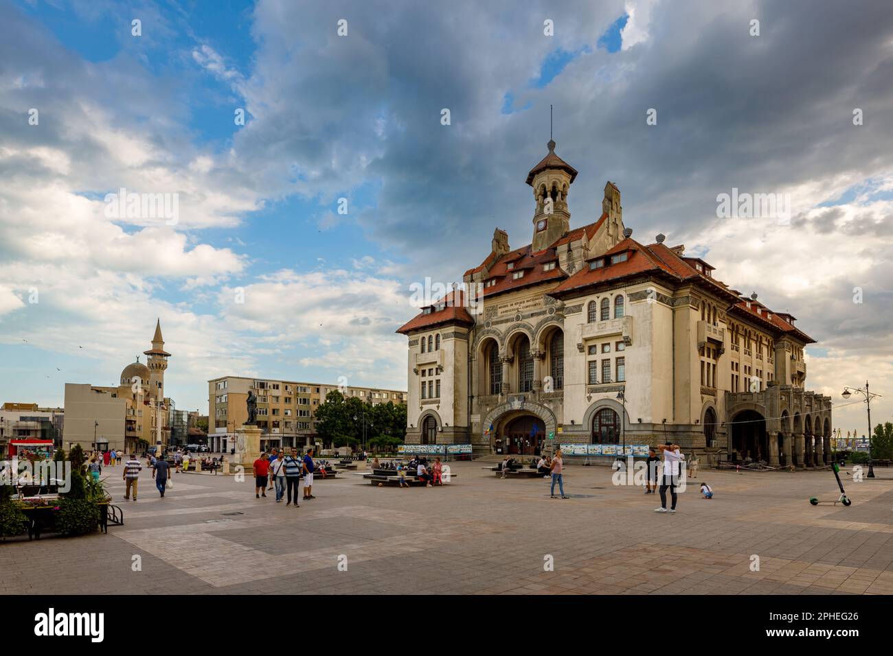 The City of Constanta at the Black Sea in Romania Stock Photo - Alamy