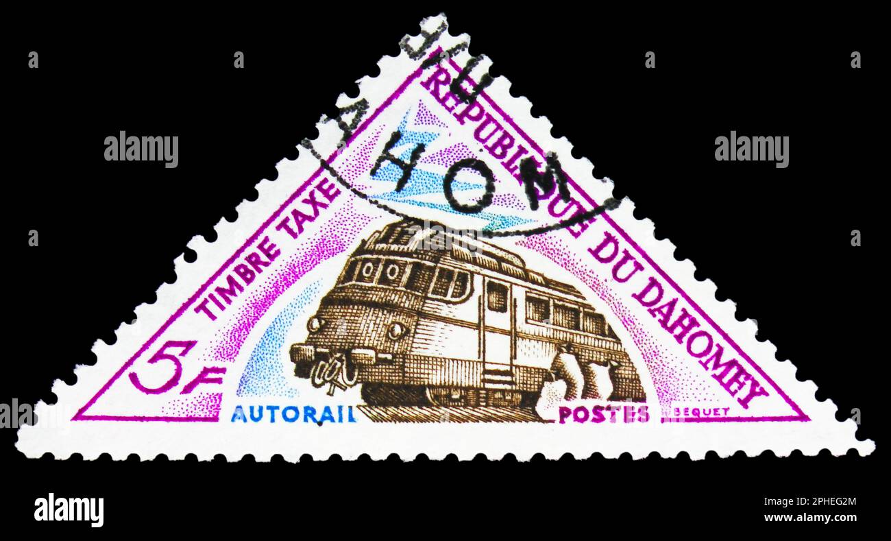 MOSCOW, RUSSIA - MARCH 16, 2023: Postage stamp printed in Benin shows ...