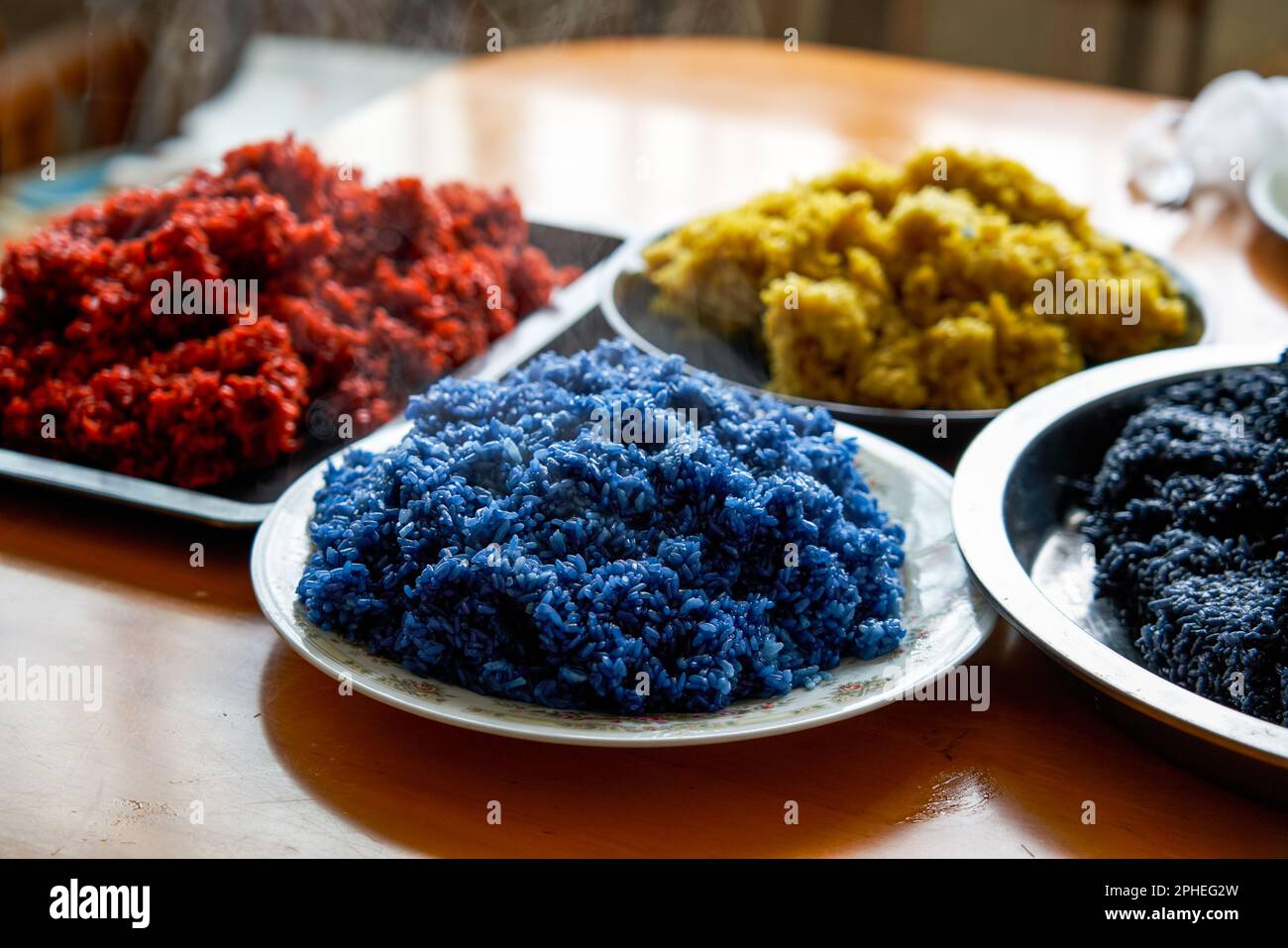 Traditional food of Chinese Tomb Sweeping Festival, five-color ...