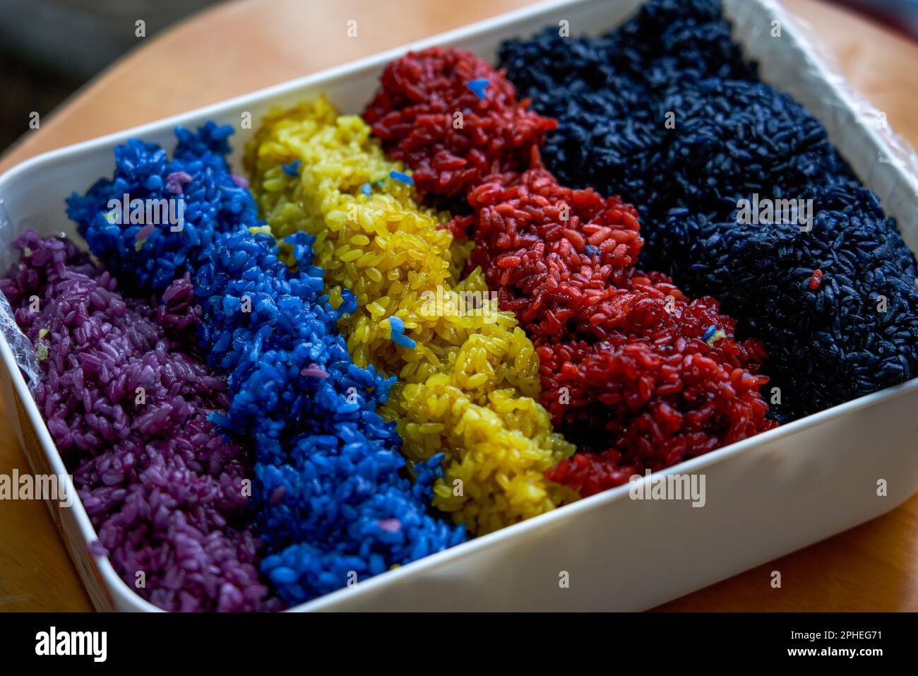 Traditional food of Chinese Tomb Sweeping Festival, five-color ...