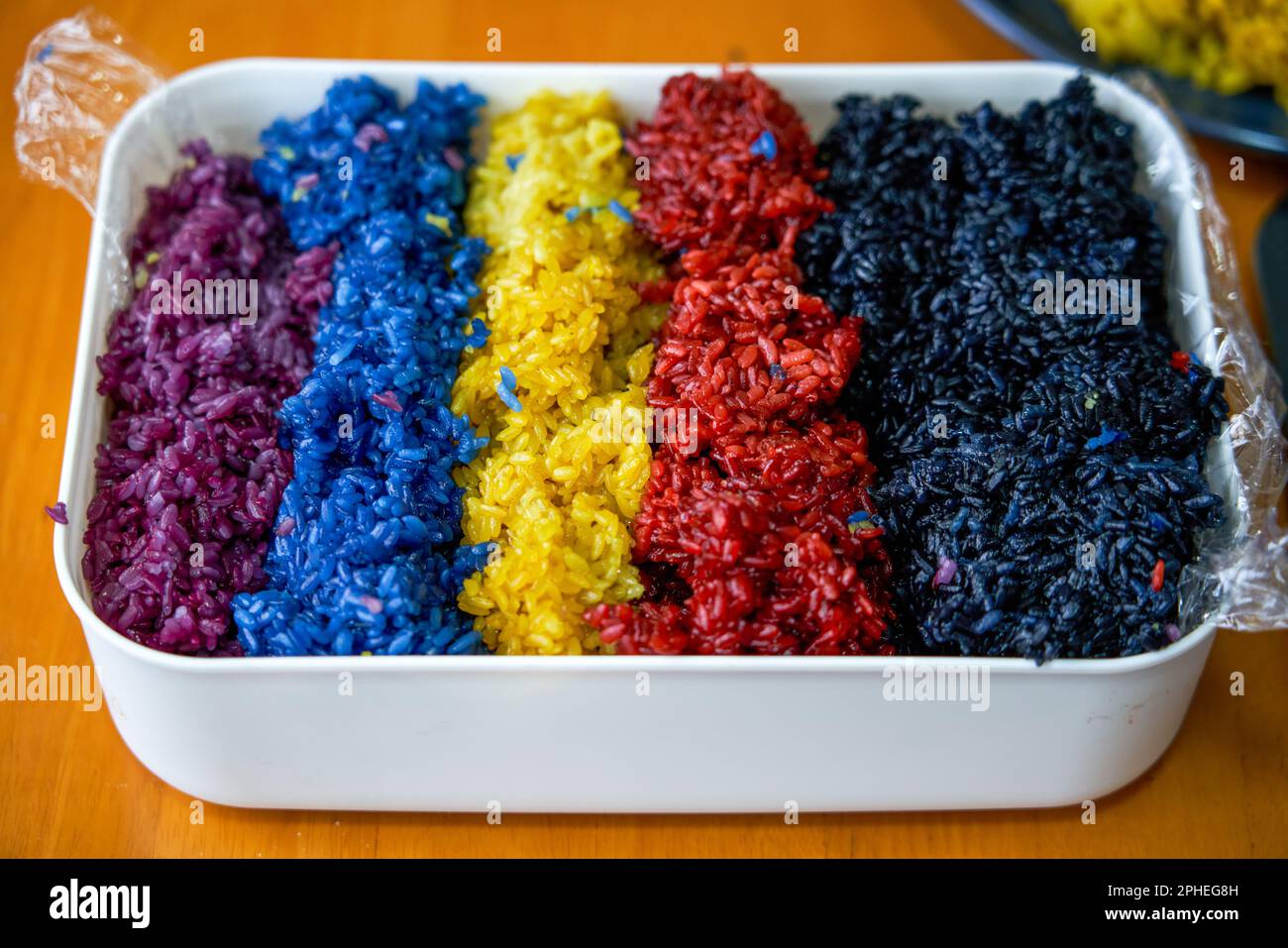 Traditional food of Chinese Tomb Sweeping Festival, five-color ...