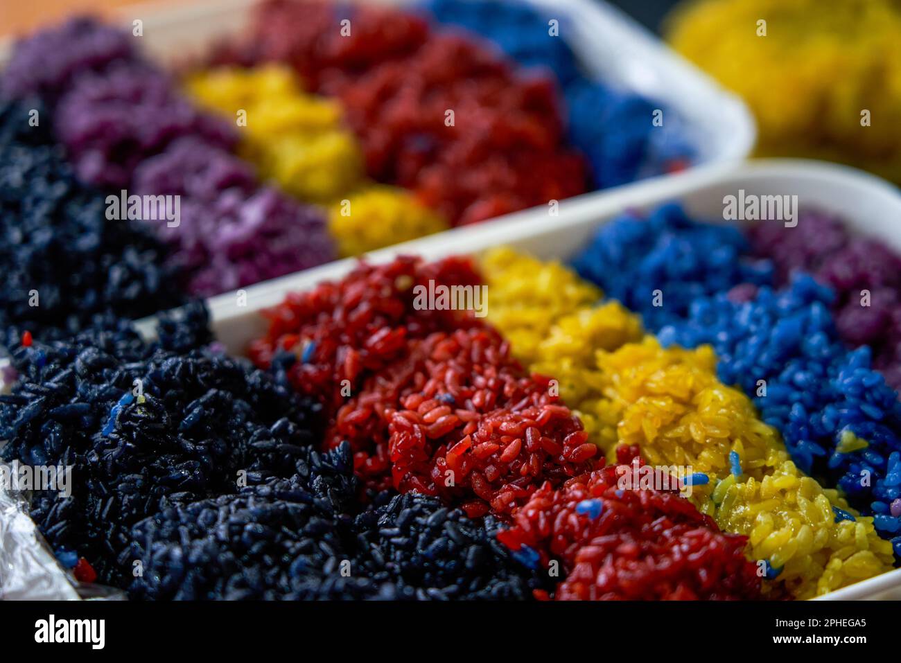 Traditional food of Chinese Tomb Sweeping Festival, five-color ...
