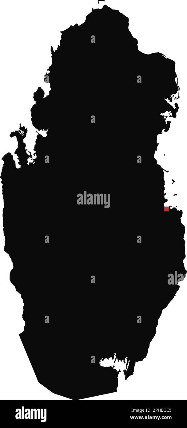 Highly Detailed Qatar Silhouette map Stock Vector Image & Art - Alamy Highly Detailed Qatar Silhouette map Stock Vector Image & Art - Alamy