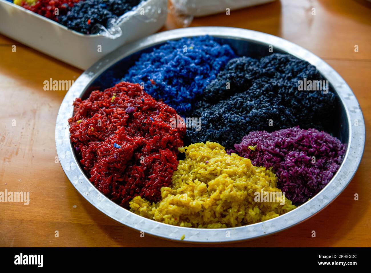 Traditional food of Chinese Tomb Sweeping Festival, five-color ...